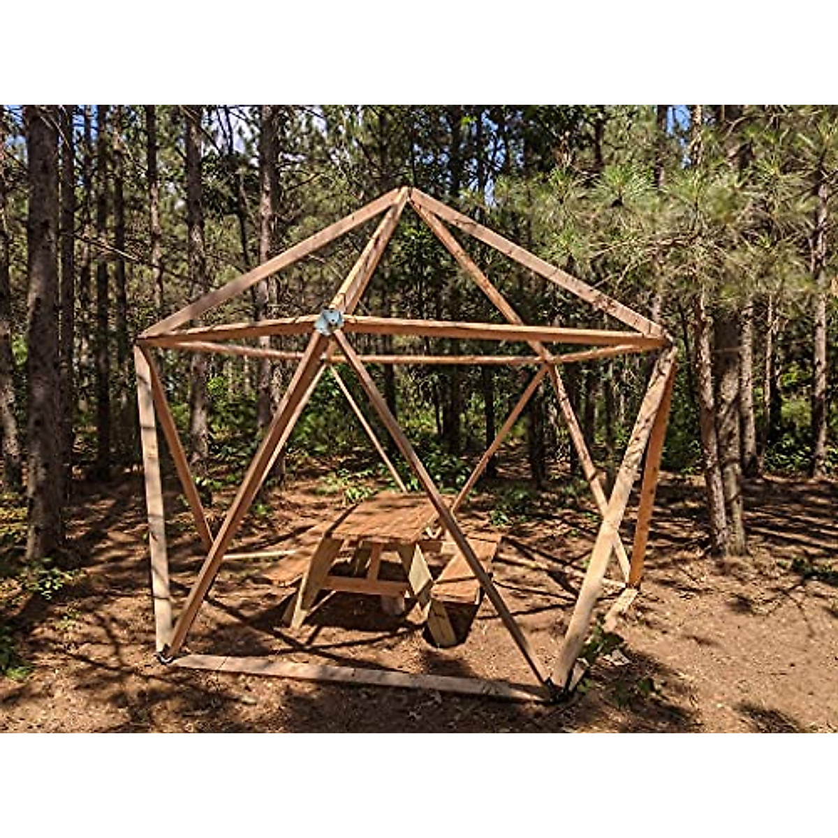 Thunder-Domes 1V Geodesic Dome Hub DIY Kit - Sheet Metal Connectors