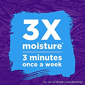 Aussie 3 Minute Miracle Moist Deep Conditioning Treatment, Detangler, 8 Fluid Ounces (Pack of 3) - Deep Conditioner