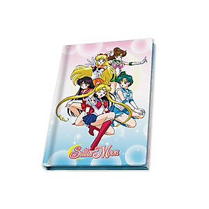 ABYSTYLE Sailor Moon Gift Sets Include Ceramic Coffee Tea Mug, Keychain, and Journal Anime Manga Drinkware Home &Kitchen Essentials Dishwasher and Microwave Safe (3 Pcs.)
