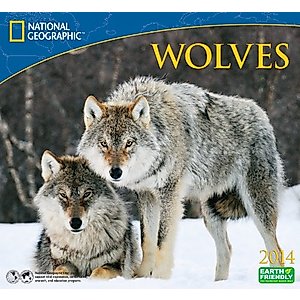 2014 National Geographic Wolves Deluxe Wall