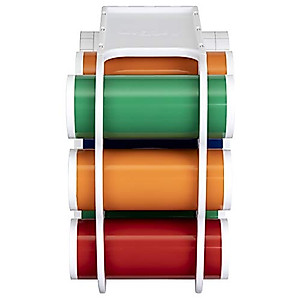 ArtBin 6866AG Mini Vinyl Storage Rack, Organizer up to 9 (5.5") Vinyl Rolls, White, 1 Rack