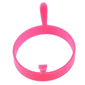 Yuly Nonstick Food Grade Silicone Egg Maker Pancake Rings Dishwasher Safe Gift For Cooking Lover Durable Silicone Egg Mold, orange