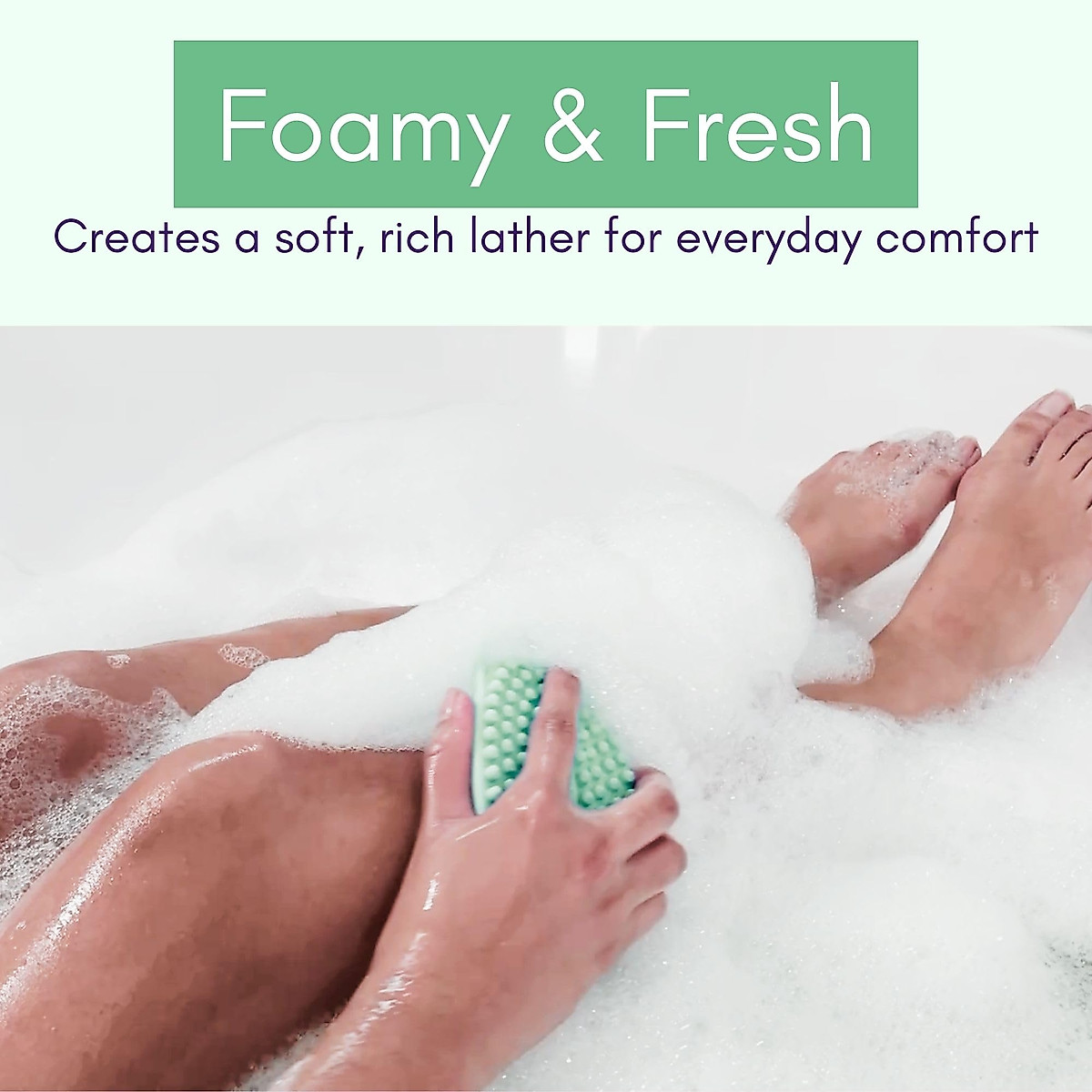 Avilana Silicone Body Scrubber – Dual-Sided Exfoliator for Men & Women, Gentle Loofah Alternative, Easy-to-Clean Silicone Shower Scrubber