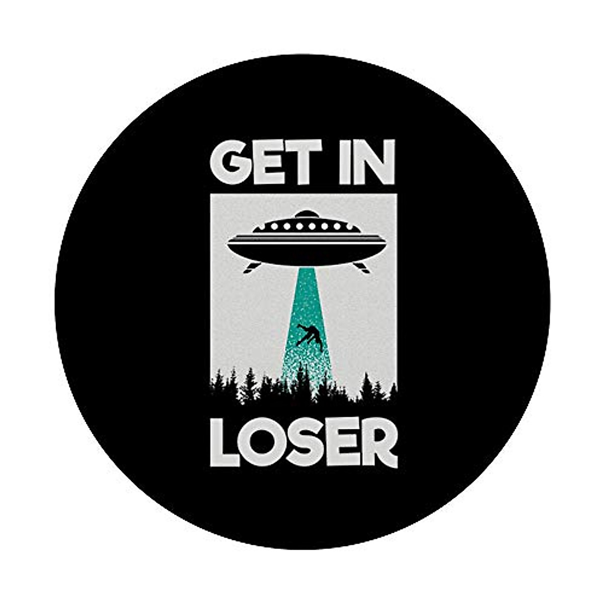 Alien Pop Socket For Extraterrestrial Life Enthusiasts PopSockets PopGrip: Swappable Grip for Phones & Tablets
