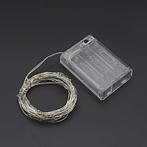 Metaku Fairy Lights Battery Operated 10Ft/3M 30 LED String Lights Twinkle Christmas Lights Indoor Decorative Mini Lights for Home Bedroom Garden Wedding Party Festival Decorations