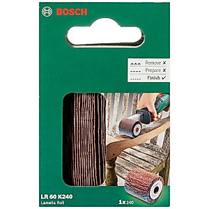 Bosch Home and Garden 1600A0014X Sanding Lamella Roll LR60 K240 for Bosch PRR 250 Removing Roller