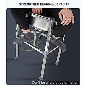 Stainless Steel Freestanding Sink, Outdoor Utility Indoor Laundry Sink, Single Bowl Commercial Restaurant Kitchen Sink, Mobile Portable Sink, for Laundry Garage (Size : 38x32cm/15x12.6in)