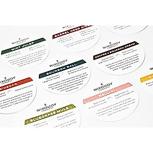 Wixology Cocktail Inspired Soy Candle - Reusable Rocks Glass - Made in Kentucky - 7 oz (Cosmopolitan)