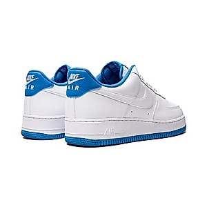 Nike Mens Air Force 1 '07 DR9867 101 White/Light Photo Blue - Size 8.5