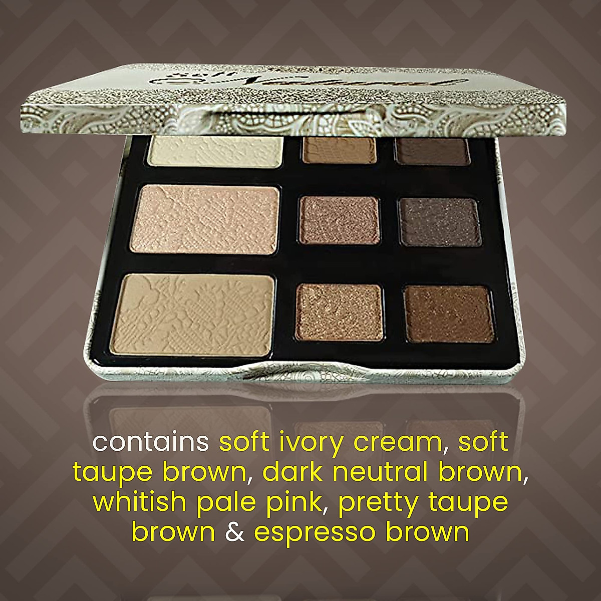 Ccolor Cosmetics - Soft Natural, 9-Color Eyeshadow Palettes, Highly Pigmented Eye Shadow Makeup, Long-Wearing Eye Palette, Matte & Shimmer Eye Makeup Kit with Easy-to-Blend Neutral Shades