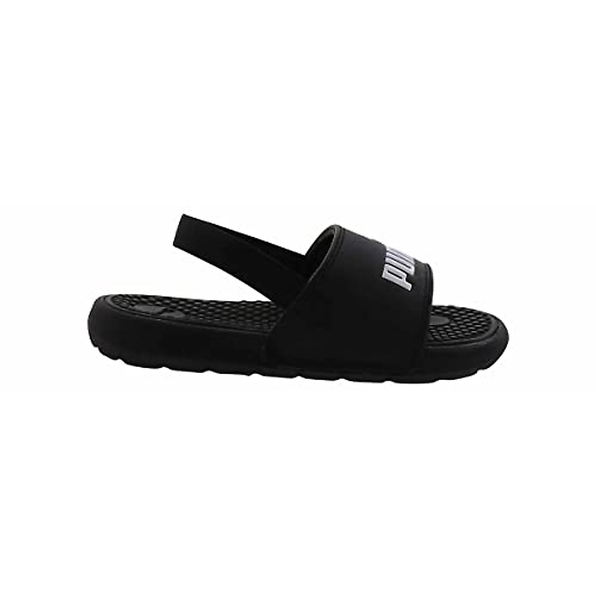 PUMA Cool Cat Backstrap BX (Little Kid) Black White 13 Little Kid M