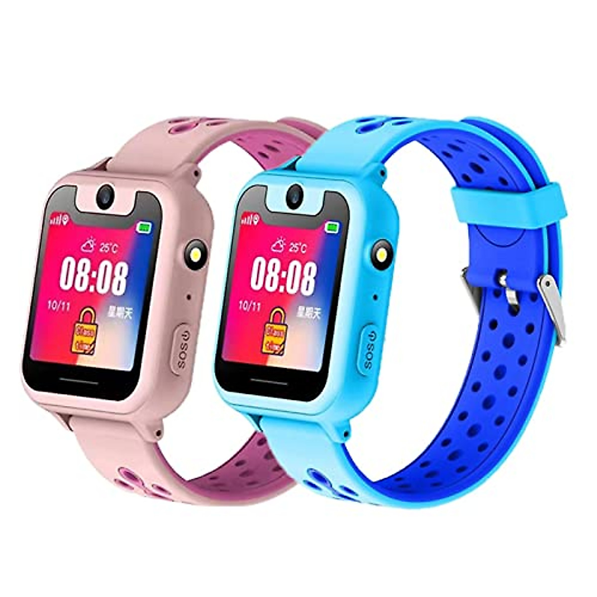Kasituny s6 Smart Watch with GPS Tracker Touch Screen Life Waterproof 1.54 inch Phone Call Photo Bracelet Wristband Watch for Boys Girls