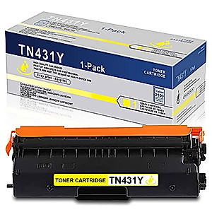 VIT 1 Pack TN431 TN-431 TN431Y TN-431Y Yellow High Yield Compatible Toner Cartridge Replacement for Brother HL-L8260CDW L8360CDW L8360CDWT L9310CDW L9310CDWT L9310CDWTT Printer