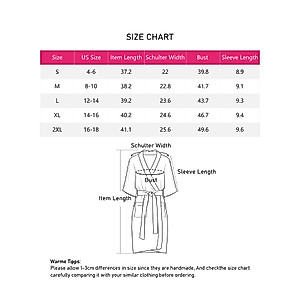 COLORFULLEAF Women's 100% Cotton Robes Summer Short Sleeve Bathrobe Knee Length Sleepwear with Pockets(White,M)