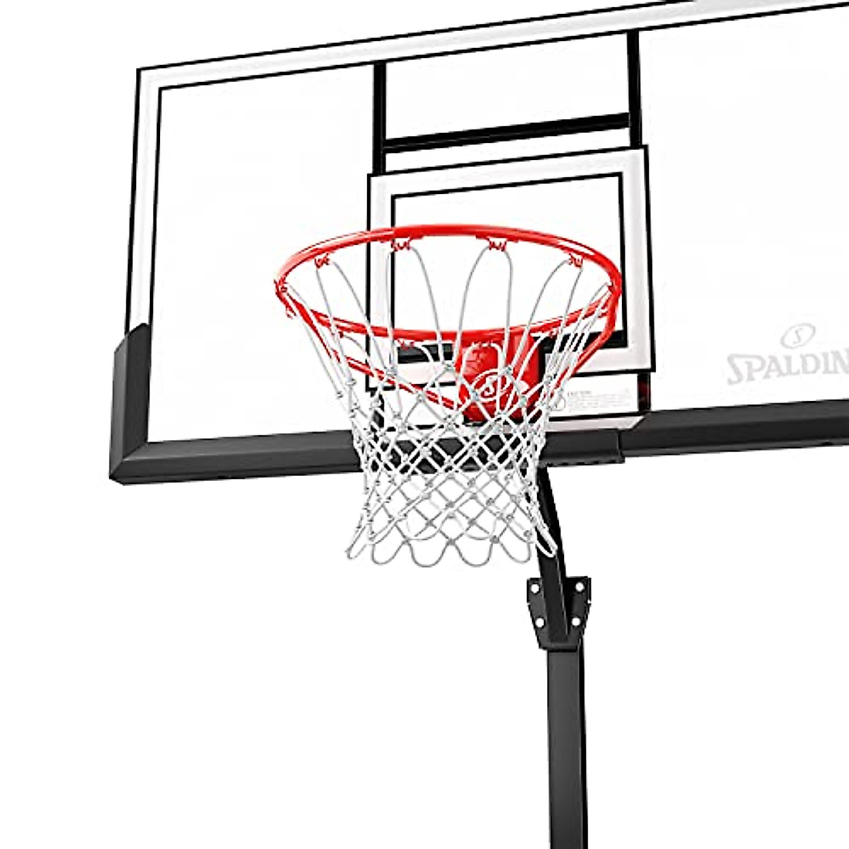Spalding Momentous EZ Assembly 54" H-Frame Acrylic Portable Basketball Hoop