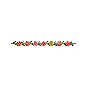 amscan Spring Blossoms Garland - 1 pc