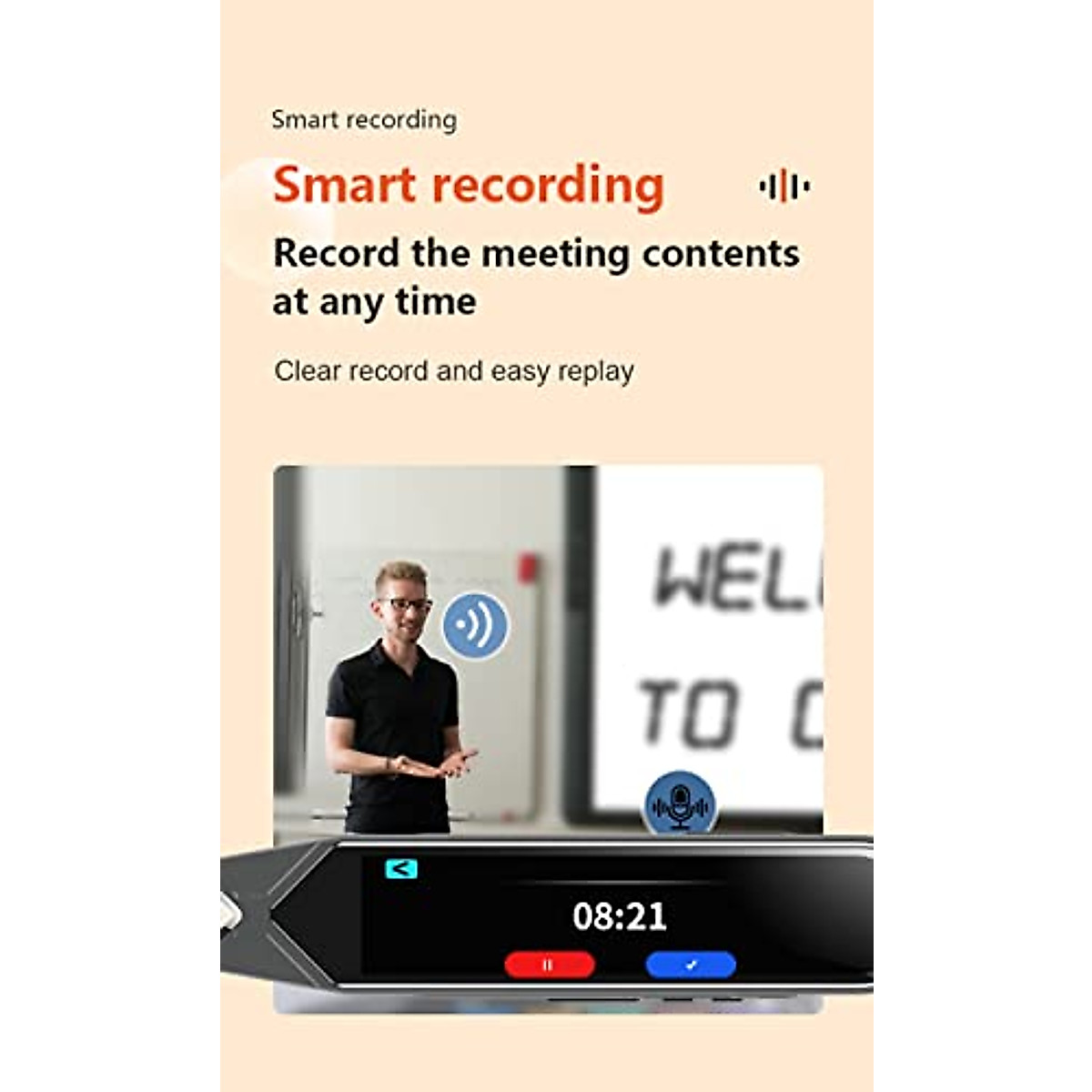 Language Translator with Camera, 5.0 LCD Touchscreen, Camera & Voice Translator, Translator Pen Scanner, OCR Reading Pen with Text to Speech, WiFi Connection, 112 Languages
