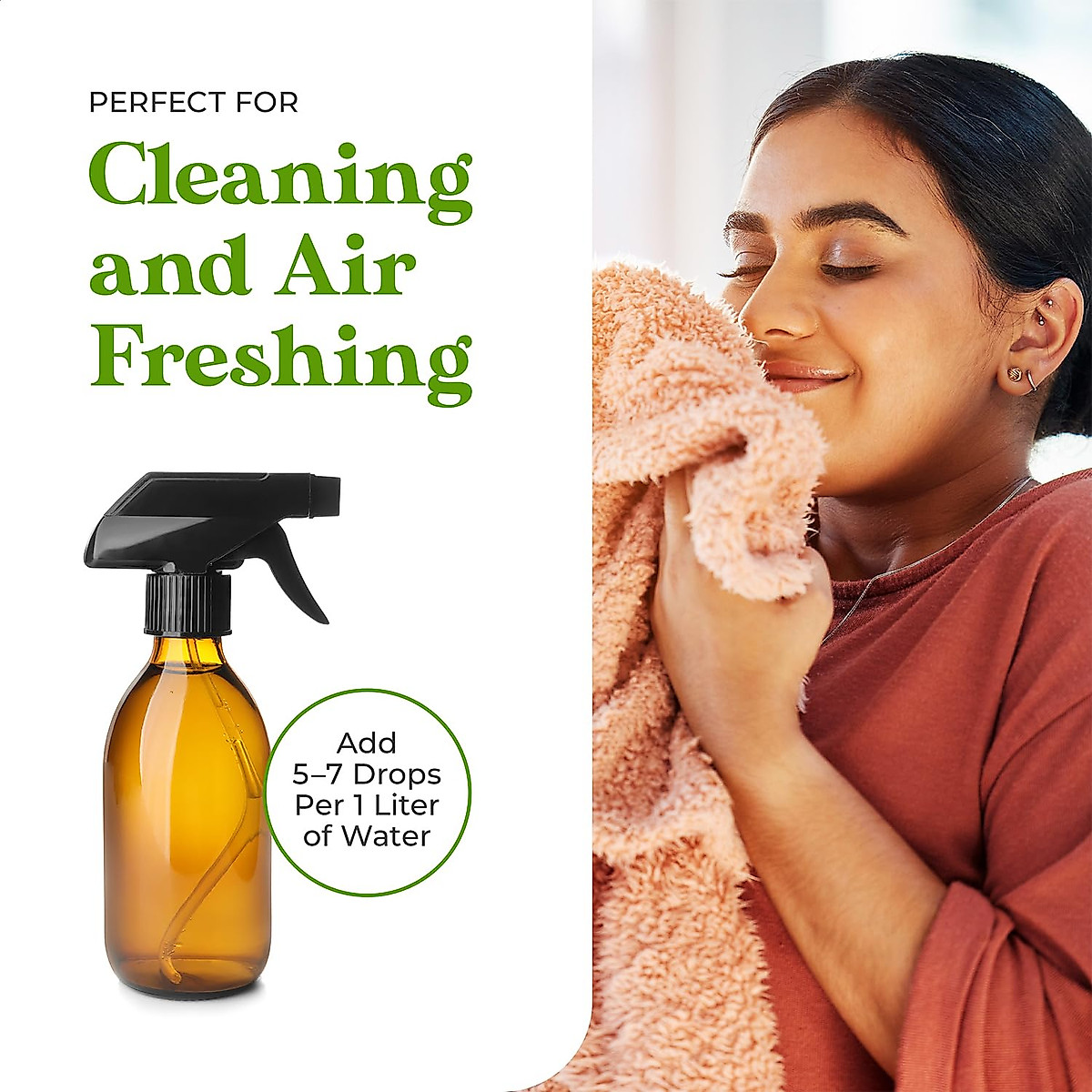 Sun Essential Oils - Peppermint 4oz Bottle for Diffuser, Humidifier, Aromatherapy, Personal & Home Care - Therapeutic Grade Peppermint Essential Oil - Peppermint Fragrance Oil for Candle Making