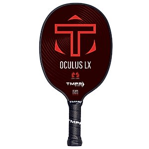 TMPR Sports > Oculus LX > High Performance Honeycomb Polymer Pickleball Paddle > USAPA Approved (Red, Medium Weight)
