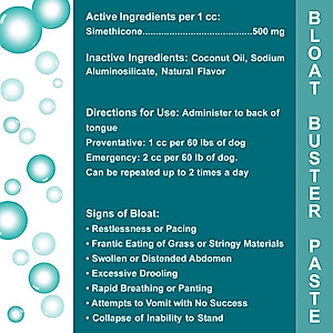 Dogzymes Bloat Buster Paste (30cc)