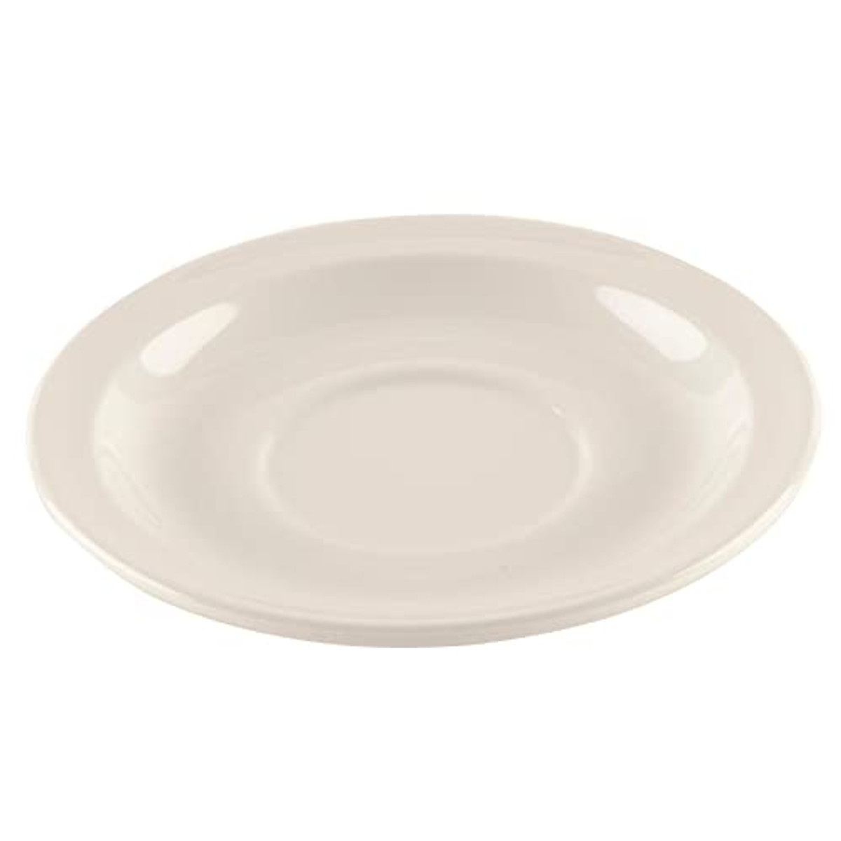 G.E.T. Enterprises DC-200-W White 5.75" Saucer for DC-100 & DC-101 (Pack of 12)