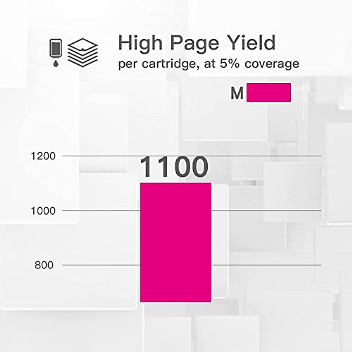 BeOne 822XL Magenta Remanufactured Ink Cartridge Replacement for Epson 822 XL 822XL T822 T822XL to Use with Workforce Pro WF-3820 WF-4820 WF-4830 WF-4834 (1 Magenta)