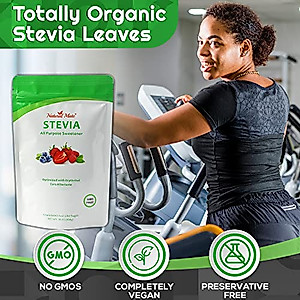 Natural Mate Zero Calorie Sweetener, 16 oz - Organic Stevia Granular Powder Blended with Erythritol - 2:1 Sugar Replacement for Keto, Paleo, Low GI