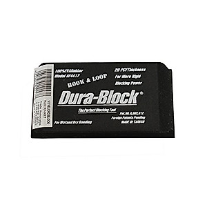 Dura-Block (AF4417) Hook & Loop Black 5.25" Sanding Block