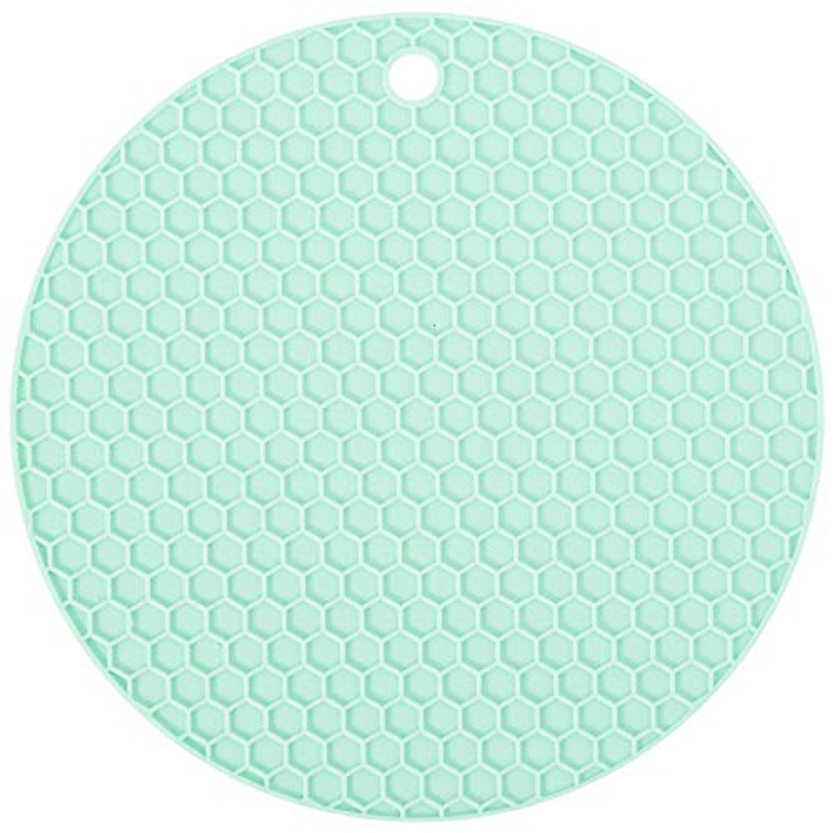 HG HGROPE Resistant Hot Pads Silicone Pot Holder Trivet Mats,Spoon Rest, Jar Opener Garlic Peeler, Green