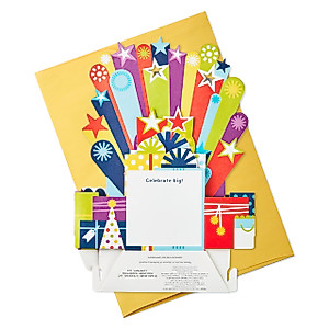 Hallmark Paper Wonder Pop Up Birthday Card with Music (Birthday Cake, Happy by Pharrell Williams)