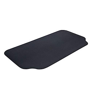 GRILLTEX Under the Grill Protective Deck and Patio Mat, 39 x 72 inches, Black