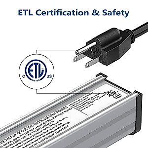 Metal 16 Outlet Power Strip, Extra Long Power Strip With10ft Cord, BTU Heavy Duty Power Strip Wall Mount, Garage Power Strip with Switch for Work Shop, Workbench Industrial Commercial Use (Silver)