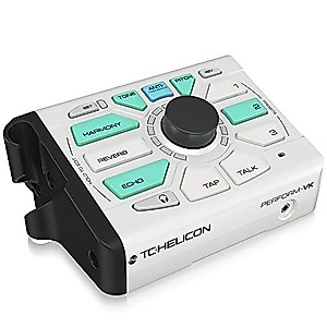 TC-Helicon Perform-VK Ultimate Mic Stand-Mount Vocal Processor for Studio-Quality Sound with Expandable Effects and Keyboard I/O