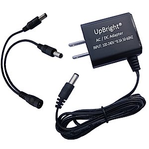 UpBright 12V AC/DC Adapter Compatible with DT Systems Rapt 1400 1450 Dog Trainer Training Collar H2O H20 1810 1850 Plus Micro-IDT Redhead RH2 1200 EDT 202 EZT 1000 ST PRO SPT 2420 AEC-4112B Charger