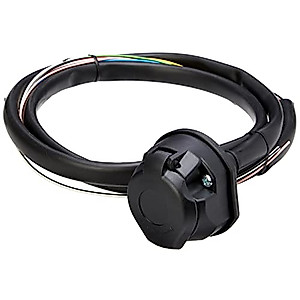 Maypole 8080B2M BK 13-Pin Pre-Wired Socket Sheathed Cables, 2 m