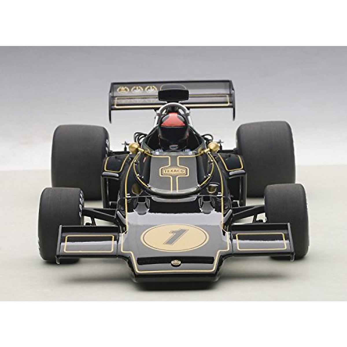 Autoart Lotus 72E 1973 Emerson Fittipaldi #1 with Driver Figure in Cockpit 1/18 Model Car