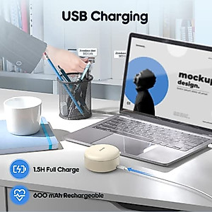 iDPRT Label Maker, UNA 11 Bluetooth Label Maker Machine with Tape, Mini Thermal Printer for 12-15mm Tape, Compatible with Android/iOS, Multi-templates for Home/Organization/Office Labeling, Beige