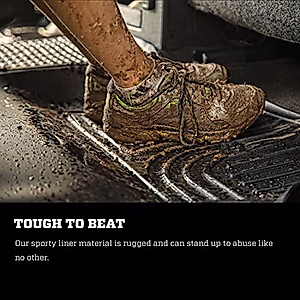 Husky Liners Weatherbeater Floor Mats | Fits 2010 - 2019 Ford Taurus | Front & 2nd Row, 3-pc Black - 98701