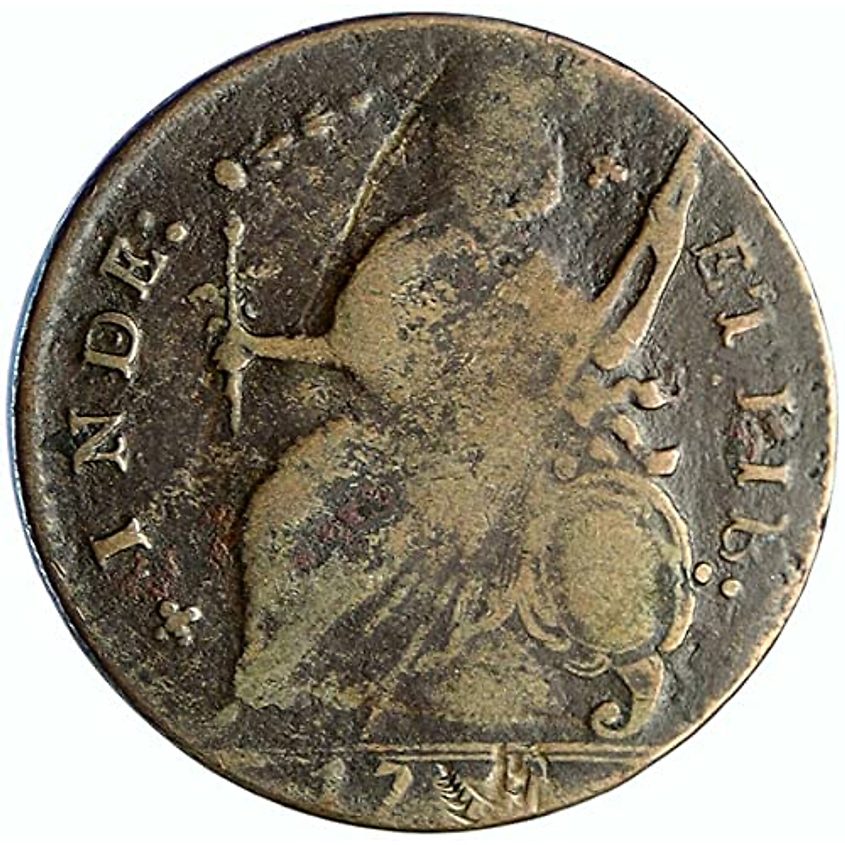 1787 1787 USA US Connecticut Coppers - JARVIS & CO Auc coin Good