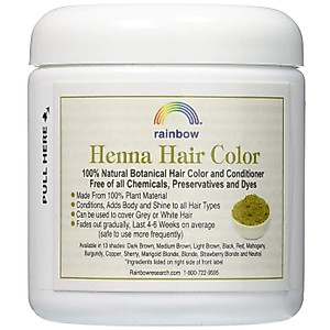 RAINBOW RESEARCH HENNA,PERSIAN LIGHT BROWN, 4 OZ Pack of 2