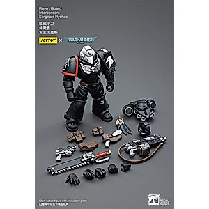HiPlay JoyToy Warhammer 40K Raven Guard Intercessors Sergeant Rychas 1:18 Scale Collectible Action Figure