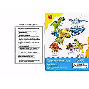 KATAKA 6 Pack Dinosaur Inflatable Toy Includes air Pump Party Decorations Pool Floating Toy Dinosaur Collection Birthday Party Gifts for Children and Adults