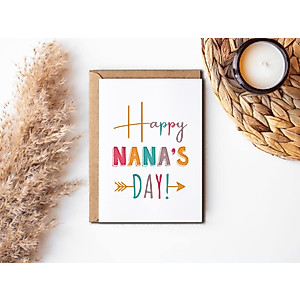 Happy Nanas Day Card. Happy Birthday Card. Mother's Day Card. Card For Nana. Card For Grandma. Mother's Day Card. Nana Gift. Gift For Her.