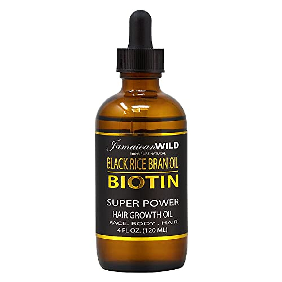 Infinix 2 BOTTLE COMBO Thick and Full Black Rice Oil for powerful Hair growth Biotin &Peppermint oil