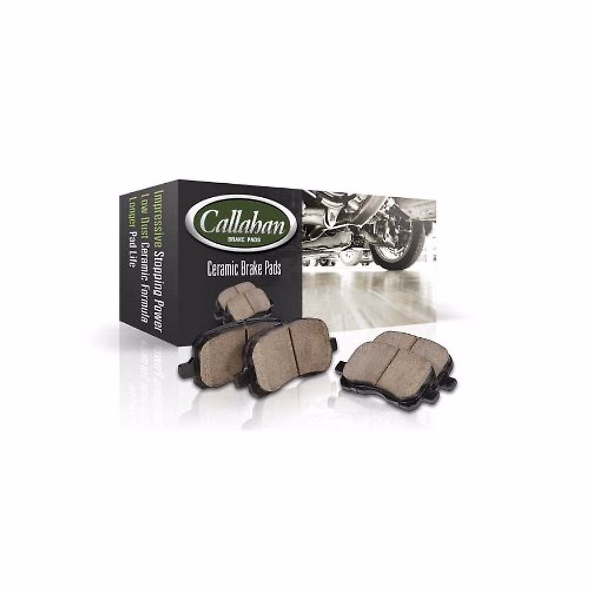 Callahan CDS02816 FRONT 325mm D/S 5 Lug [2] Rotors + Ceramic Brake Pads + Clips [fit Ford Explorer Flex Taurus MKT MKS]