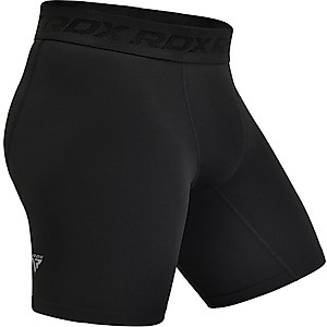 RDX MMA Thermal Compression Shorts Base Layer Men's , Black, XL