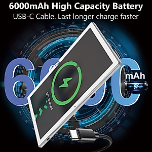 10 Inch Tablet Android 13 Tablets, 2 in 1 Tablet PC with 4+64/128GB Storage Octa-Core, Dual Sim Card Slots Tablet with Keyboard, 13MP Camera, 6000mAh Battery, GPS, Bluetooth, WiFi, Case Included