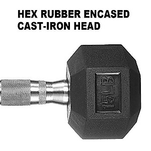 papababe 150LB Dumbbell Set Rubber Encased Hex Dumbbell Free Weights Dumbbells Set Home Weight Set with Rack (A Pair of 5 10 15 25 LB Dumbbell with Rack）