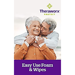 Theraworx Protect U-Pak 60-Ct Wipes & Hygiene Foam 3.4 oz for Urinary Health (Pack of 1)