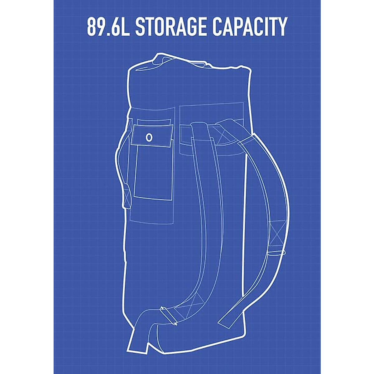 Rothco Gi Style Canvas Double Strap Duffle Bag, Black